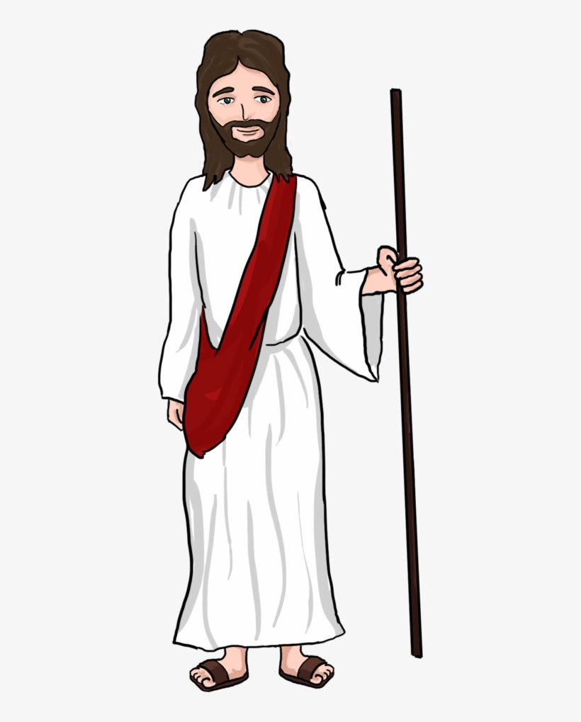 Jesus Clipart Clipartion - Cartoon Jesus Transparent Background PNG ...