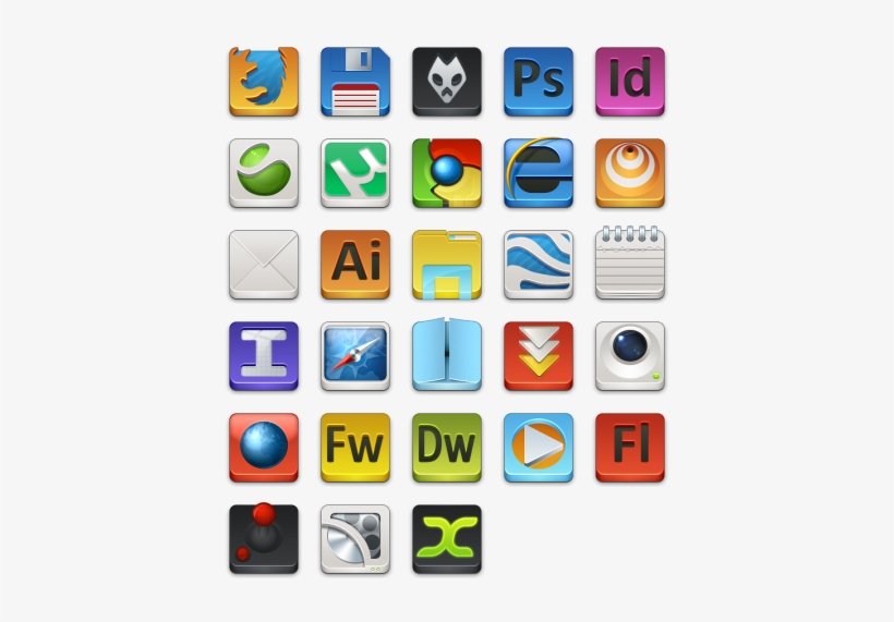 Download App Png Icons - Mobile App | Transparent PNG Download | SeekPNG