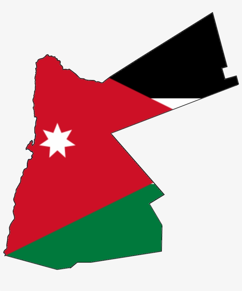 Flag Map Of Jordan - Jordan Flag Map Png PNG Image | Transparent PNG ...