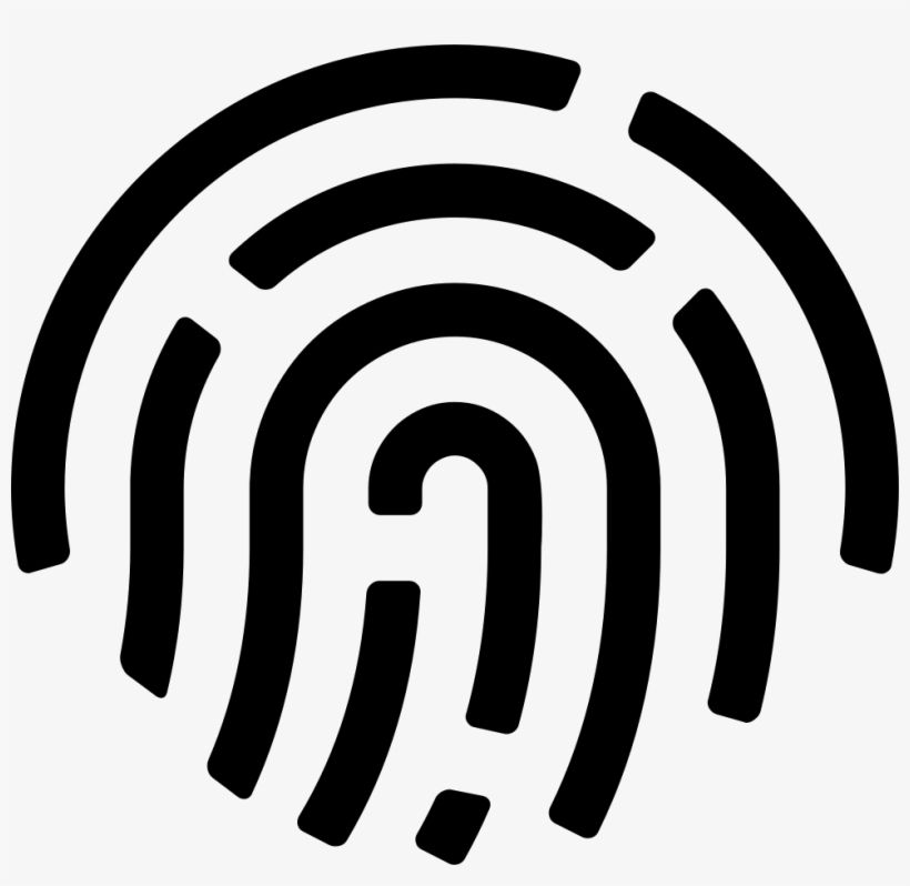 Download Fingerprint - - Fingerprint Font | Transparent PNG Download ...