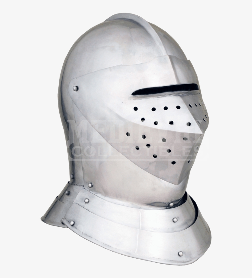 English Knights Jousting Close Helm - English Medieval Helmet PNG Image ...