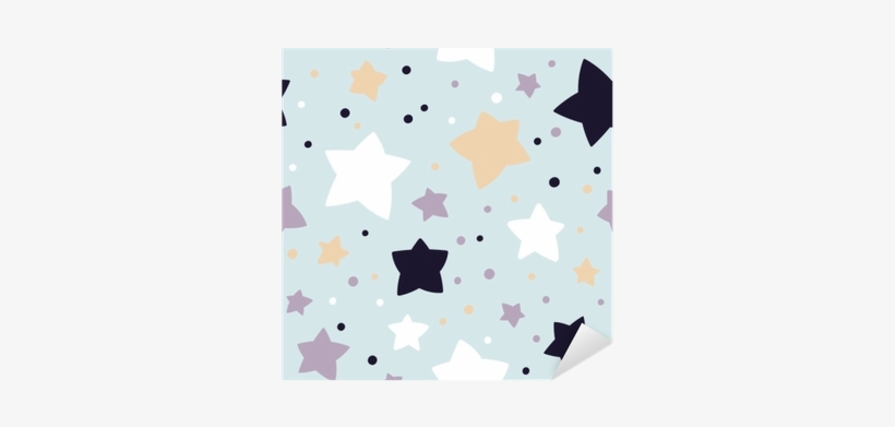 Seamless Pattern With Stars - Wallpaper PNG Image | Transparent PNG ...