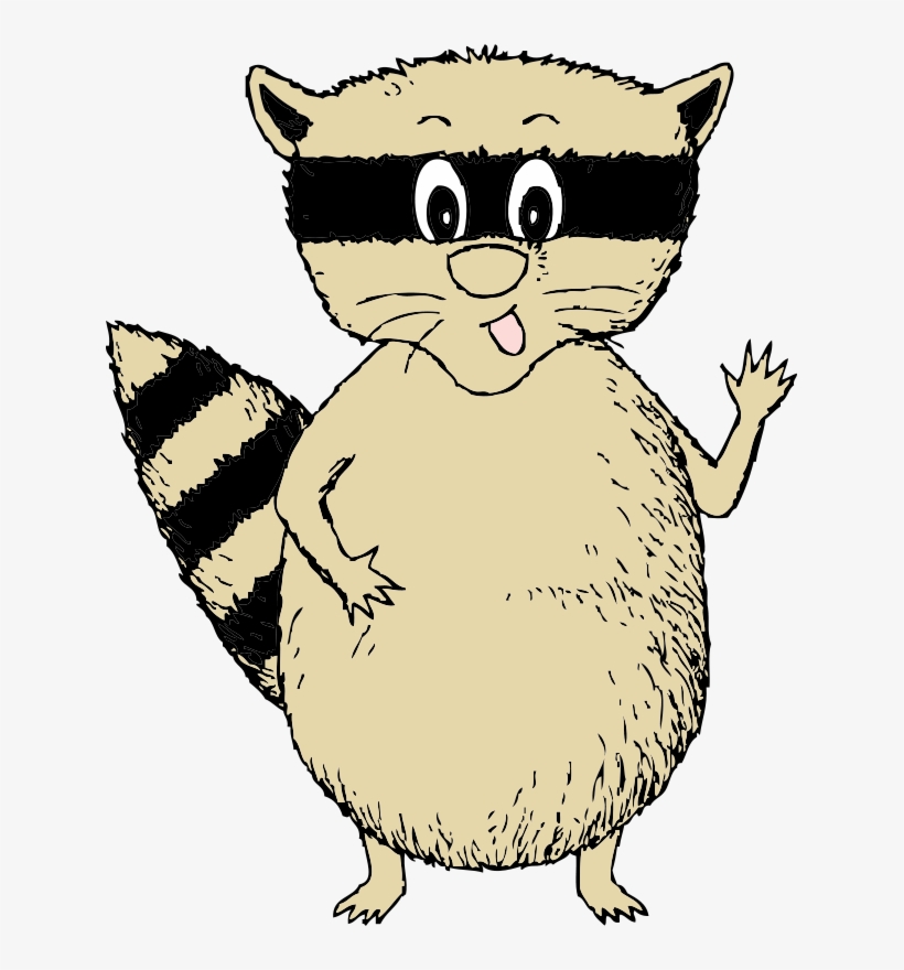 Raccoon - Raccoon Cartoon Clear Background PNG Image | Transparent PNG ...