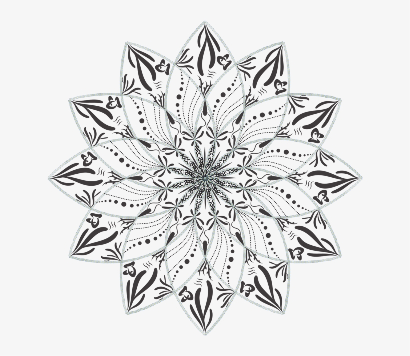 Mandala Pattern 1, Mandala, Pattern, Illustration Png - White PNG Image ...