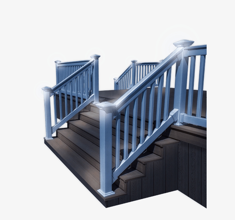 Railing Genovations Birchwood - Stairs PNG Image | Transparent PNG Free ...