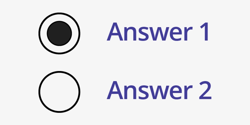 Download An Example Of A Radio Button That Has Been Selected - Radio ...