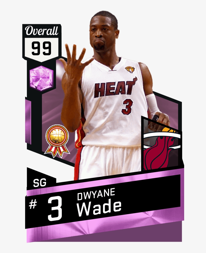 Dwyane Wade - Get 99 Overall 2k18 PNG Image | Transparent PNG Free ...