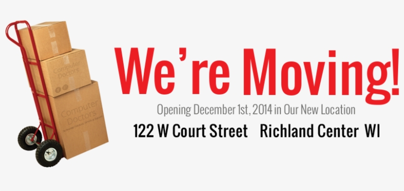 We Are Moving Banner