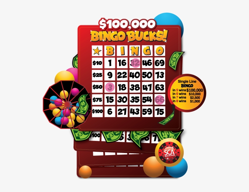 Sca's Bingo Bucks Is Offered As A Digital Kiosk Game - Sca Gaming PNG ...