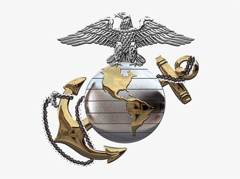 Eagle Globe And Anchor Clipart