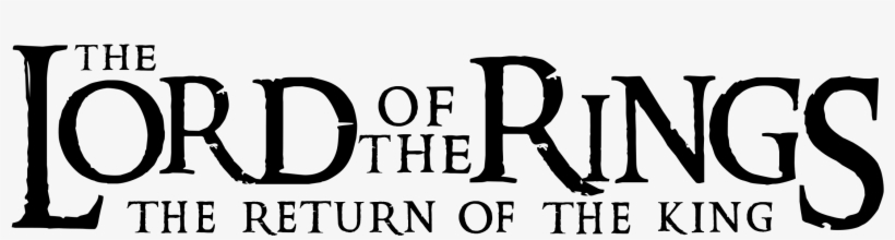 The Lord Of The Rings Logo Png Transparent - Lord Of The Rings Trilogy ...