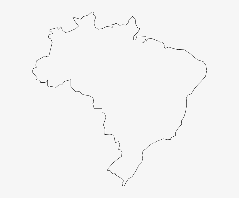 Maps Vector Outline - Brazil Country Outline PNG Image | Transparent ...