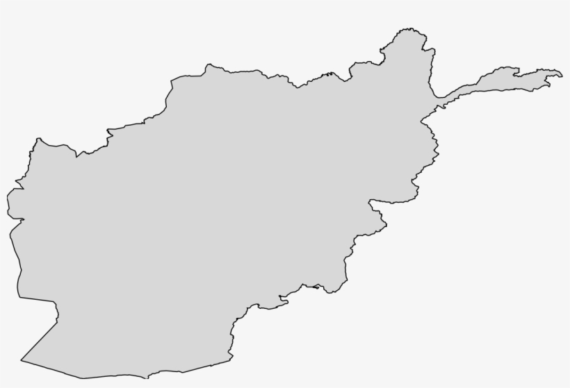 Map Of Afghanistan, Outline - Afghanistan Map Outline PNG Image ...