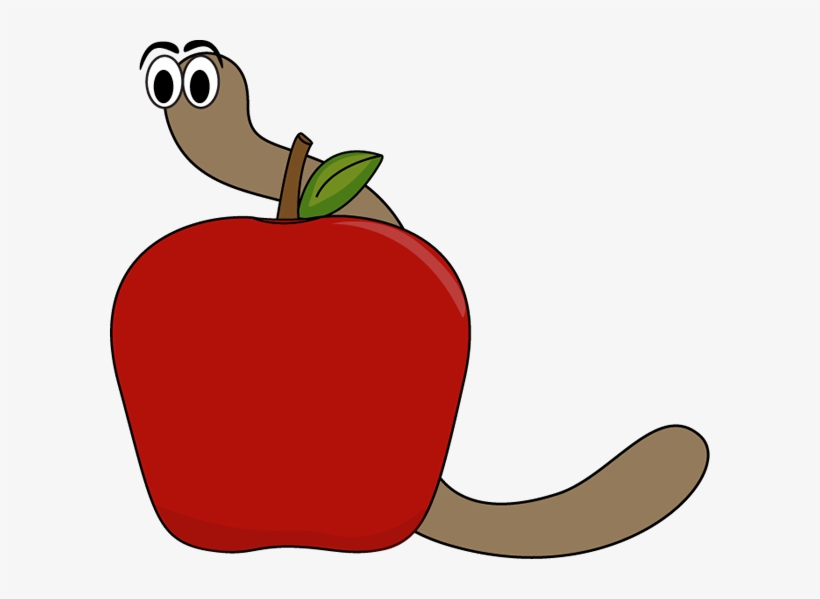 Apple And Worm Clip Art - Worm In Apple Clip Art PNG Image ...