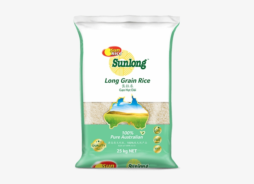 Download Long Grain 25kg Png Transparent - Sunrice | Transparent PNG ...