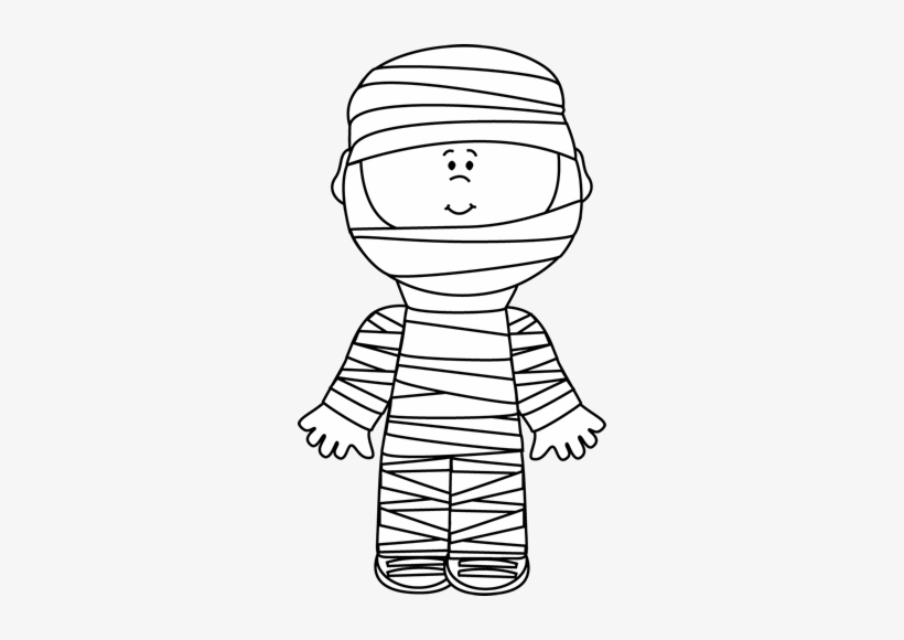 Mummy Clip Art Black And White