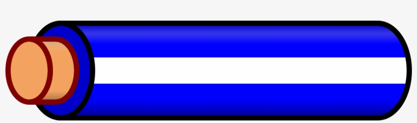 Wire Blue White Stripe - Blue Wire With White PNG Image | Transparent ...