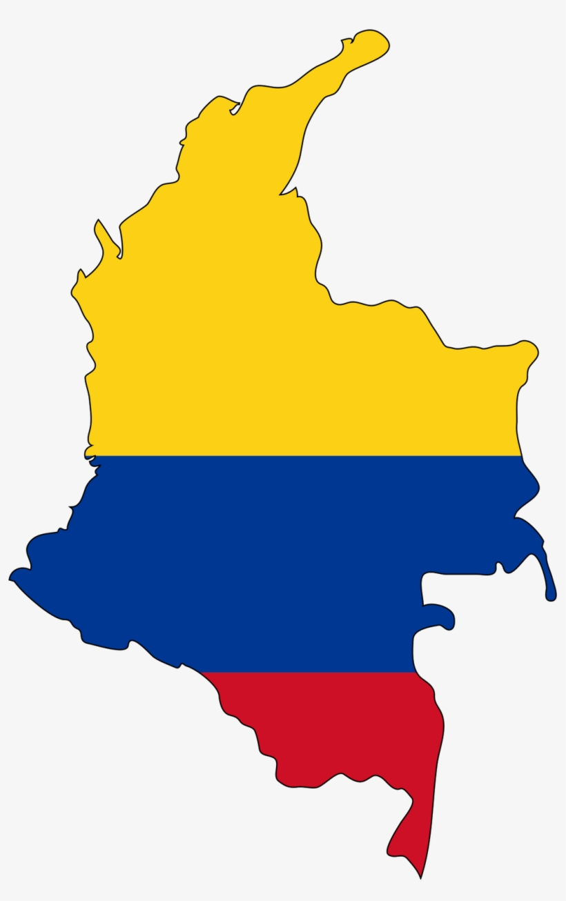 Pin By Mccauly On Escobar Ideas - Colombia Map And Flag PNG Image ...