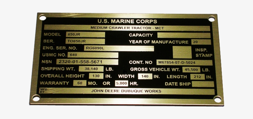 Dataplate7 - Data Plate PNG Image | Transparent PNG Free Download on ...