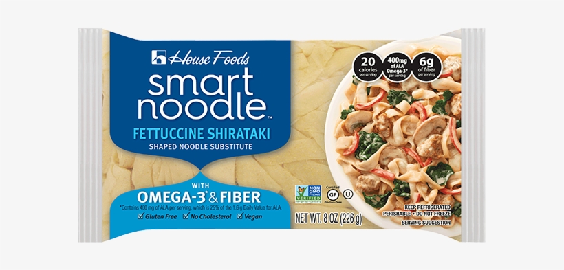 Smart Noodle Fettuccine Shirataki - House Foods Smart Noodle Spaghetti ...