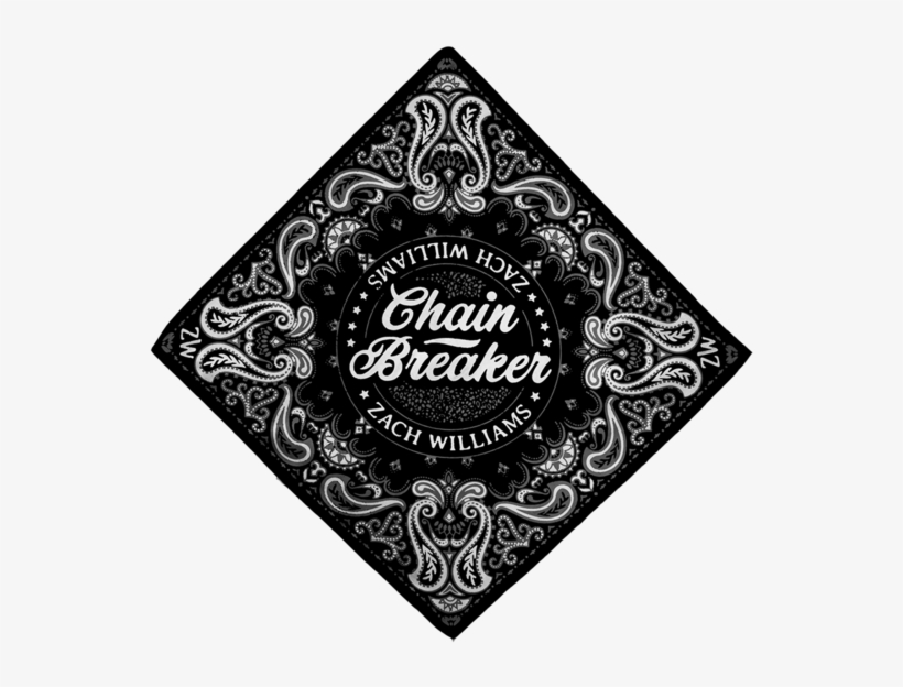 Black Chain Breaker Bandana - Label PNG Image | Transparent PNG Free ...