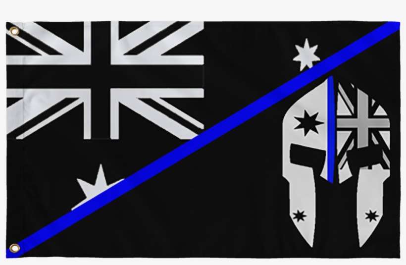 Spartac Thin Blue Flag - Thin Blue Line Australia PNG Image ...