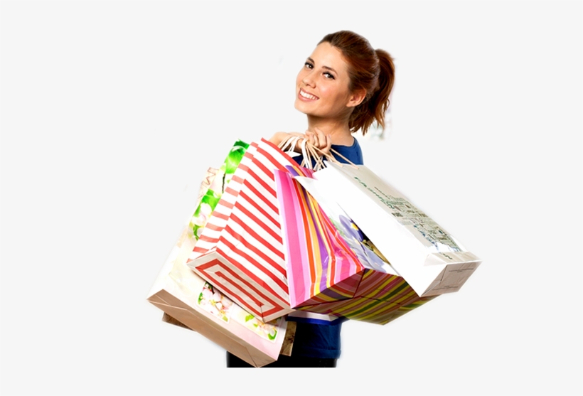 Shop Till You Drop - Shopping Girl Image Png PNG Image | Transparent ...