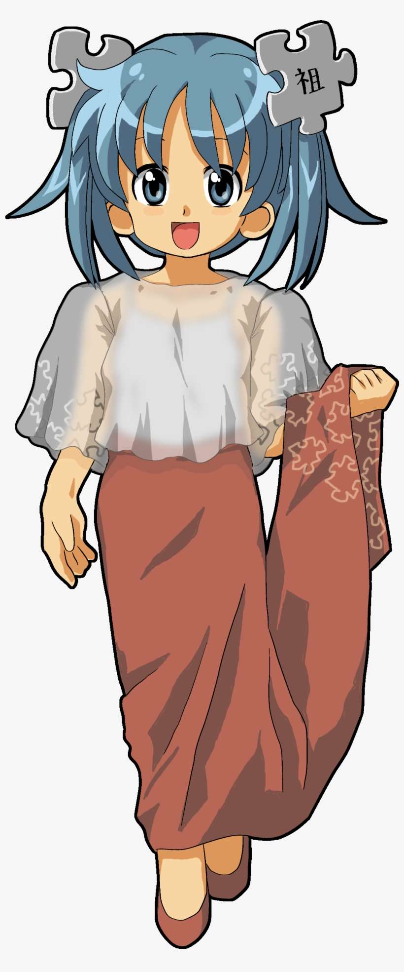 Wikipe-tan Wearing Baro't Saya - Baro T Saya PNG Image | Transparent ...