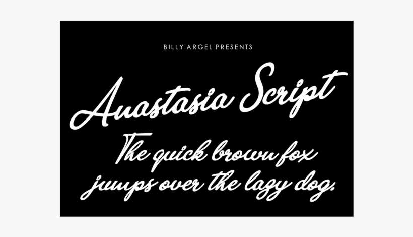 Anastasia Script Personal Use - Calligraphy PNG Image | Transparent PNG ...
