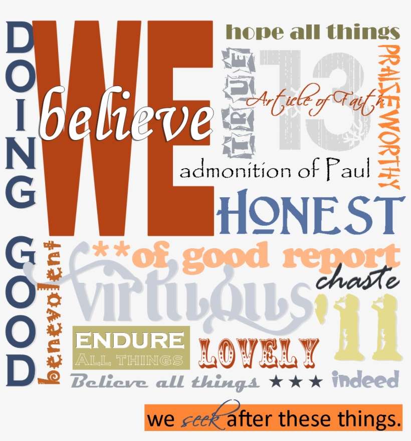 Definition Of Faith Lds Clipart