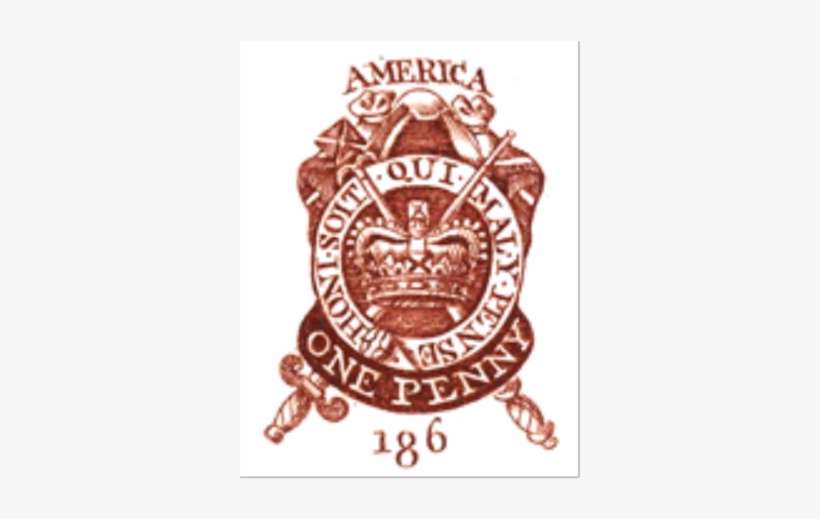 Download One Penny Stamps - Stamp Act 1765 | Transparent PNG Download ...