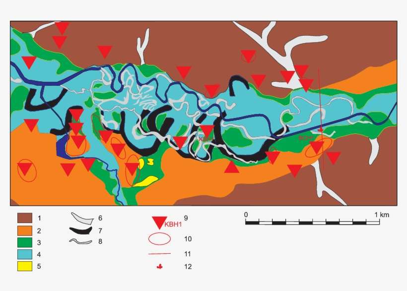 Geomorphologic Map Of Ner River Valley In Lutomiersk-bechcice - Graphic ...