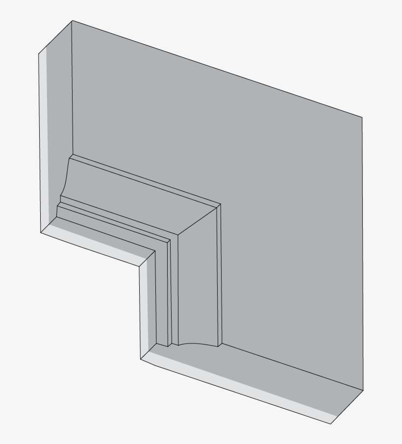 Linwood Picture Frame Corner For Large Trim - Picture Frame PNG Image ...