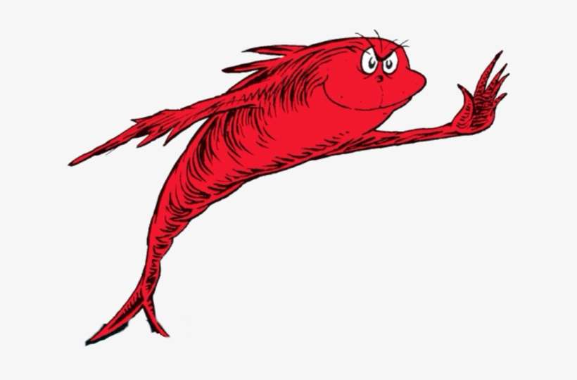 Download Very Bad Fish - One Fish Two Fish Red | Transparent PNG ...