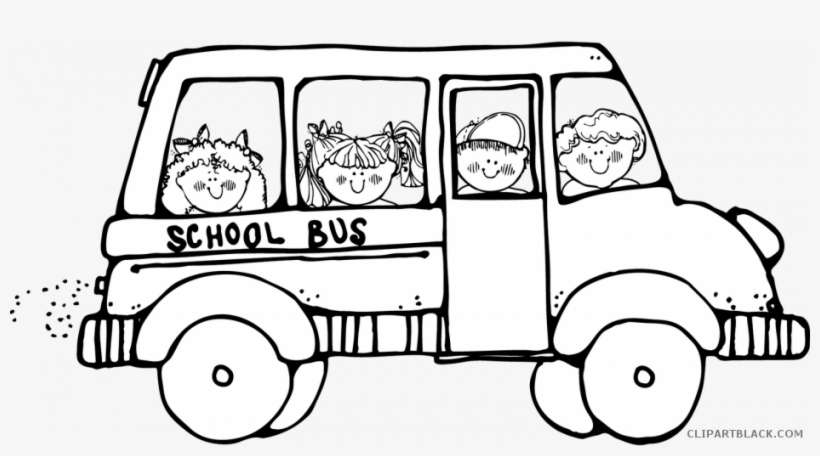 Field Trip Clipart Black And White