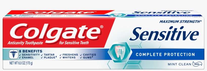 Download Colgate Sensitive Toothpaste, Complete Protection, - Colgate ...