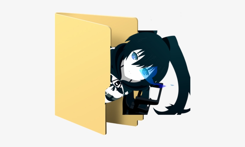 11 Rock Folder Icon Images - Black Rock Shooter Render PNG Image ...
