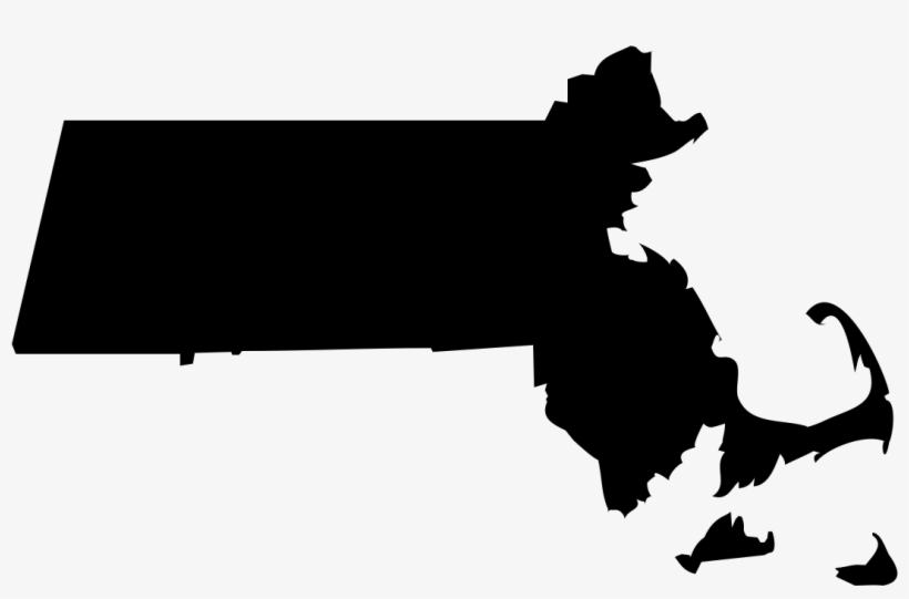 Massachusetts State Outline In Black - Massachusetts State PNG Image ...