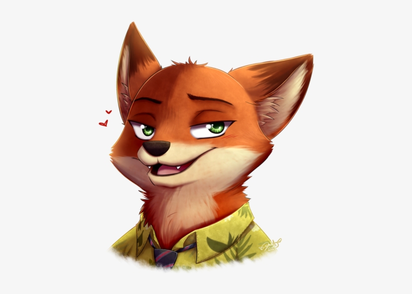 Zootopia - Nick Wilde Fanart PNG Image | Transparent PNG Free Download ...