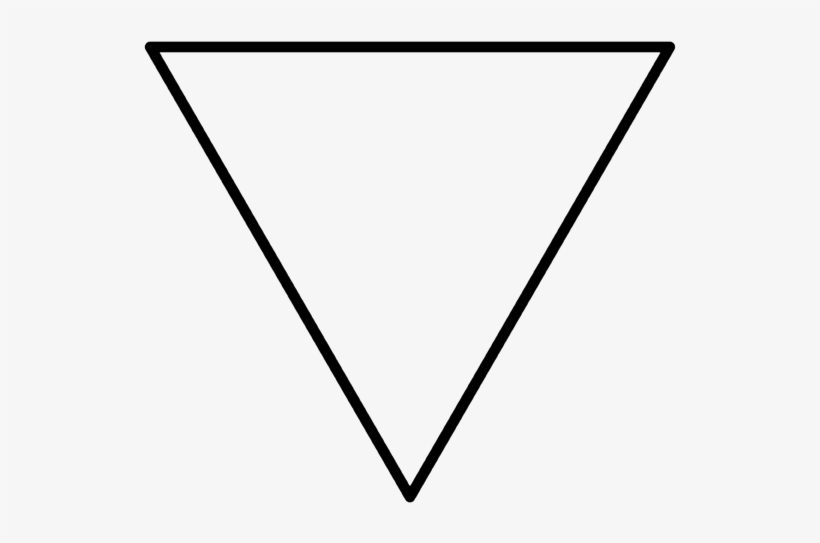 Download Picture - White Upside Down Triangle | Transparent PNG ...