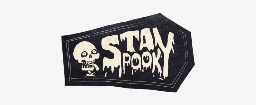 Stay Spooky Patch - Selfie Skull Button PNG Image | Transparent PNG ...