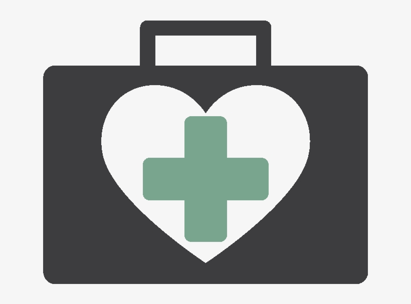 Health Insurance Icon Color Grey Green - Icon PNG Image | Transparent ...