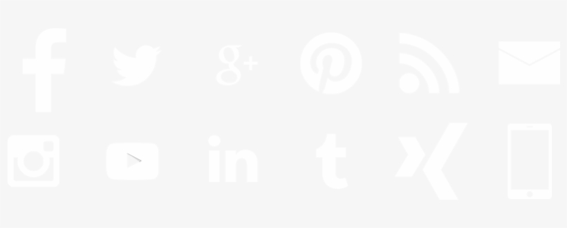 Social Icons 144 - Social Icons In Website PNG Image | Transparent PNG ...