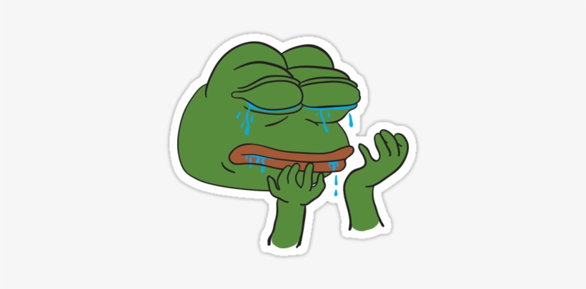 Download The Frog Phone Stickers - Pepehands Emote | Transparent PNG ...