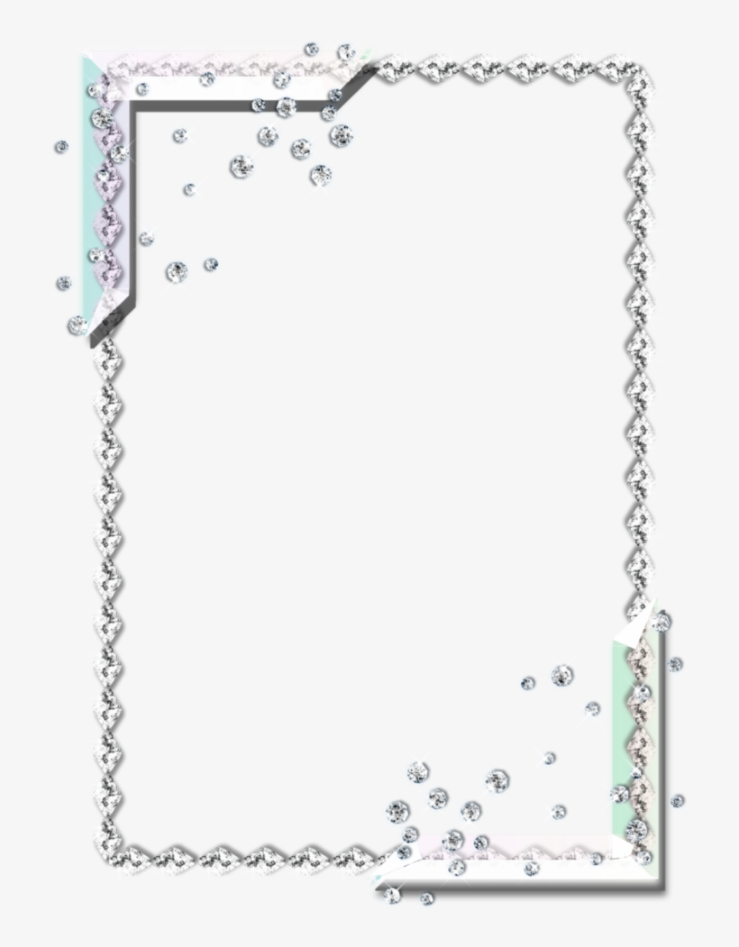 Download Clipart Resolution 774*1032 - Border Diamond Frame Png ...