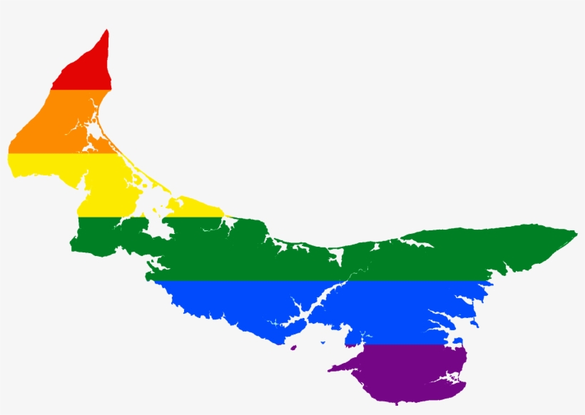 Vector Royalty Free Download File Lgbt Flag Of Prince - Flag Map ...
