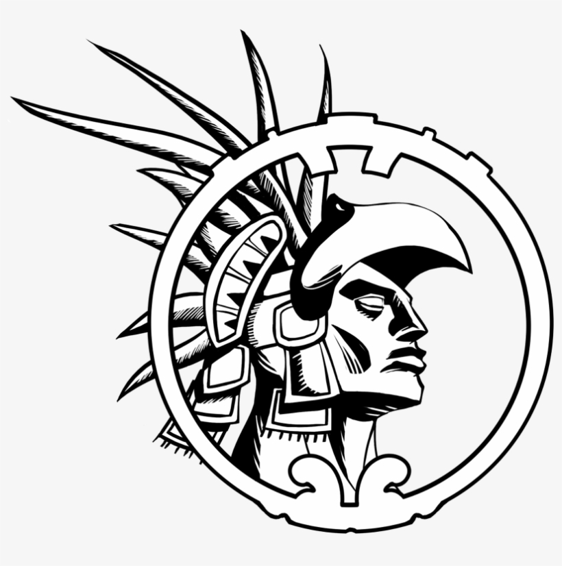 Pin By Ellen Bounds On Goards - Aztec Warrior Drawings Easy PNG Image ...