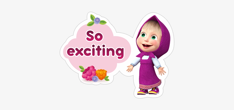Viber Sticker «masha And The Bear» - Sticker PNG Image | Transparent ...