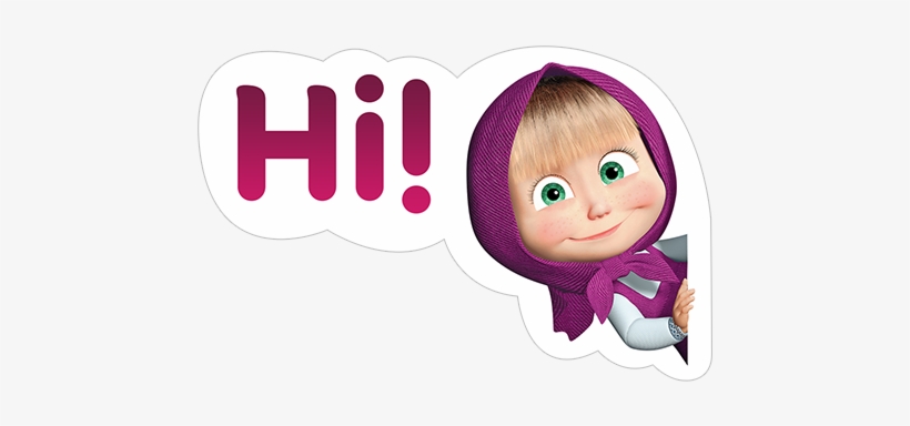 Viber Sticker «masha And The Bear» - Masha And The Bear: Kidding Around ...