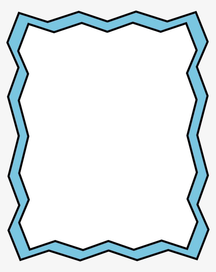 Border Clipart - Zig Zag Page Border PNG Image | Transparent PNG Free ...